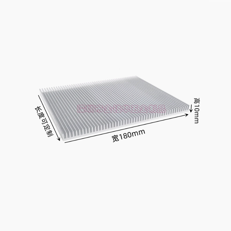[Radiator] Radiator Aluminum Block Radiator Block Silver Length 50/80 ...