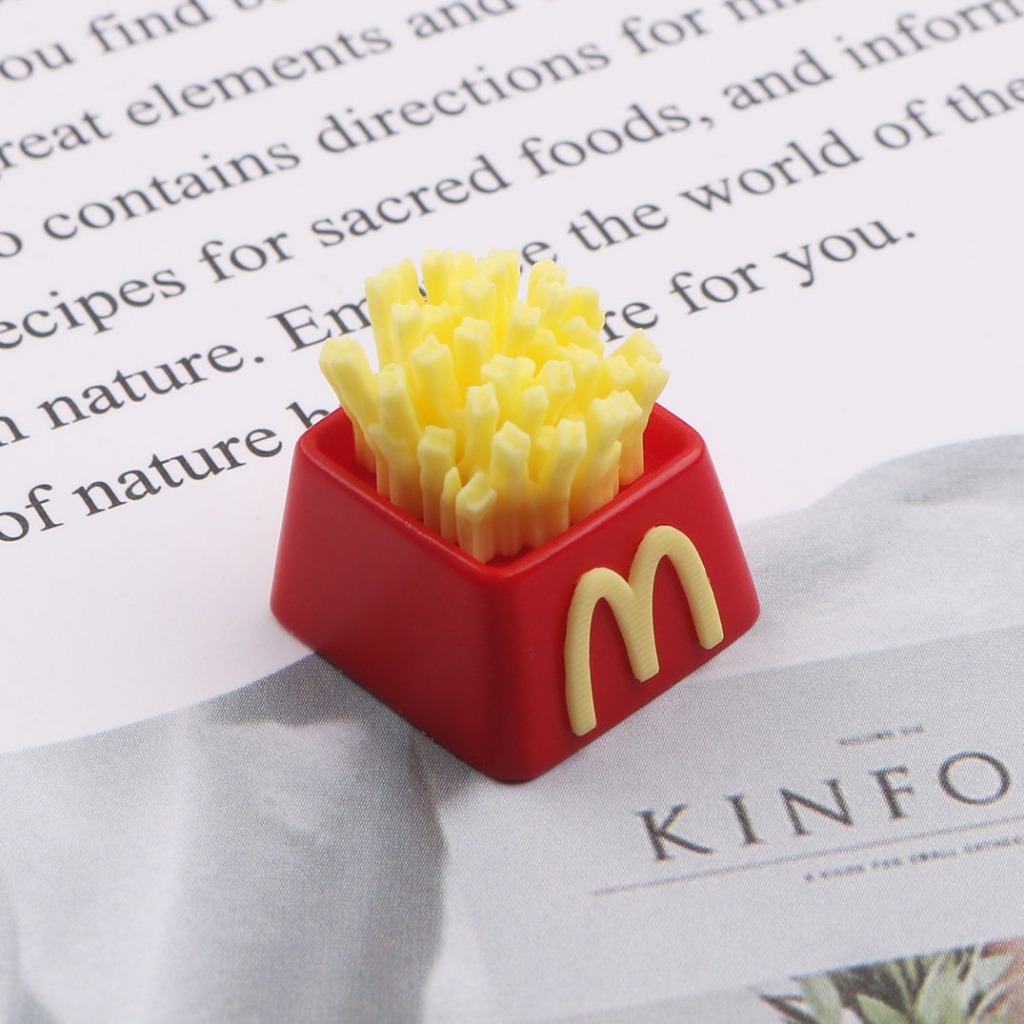 McDonald's French Fries Keycap Magnetic Creative Unique Transparent ...