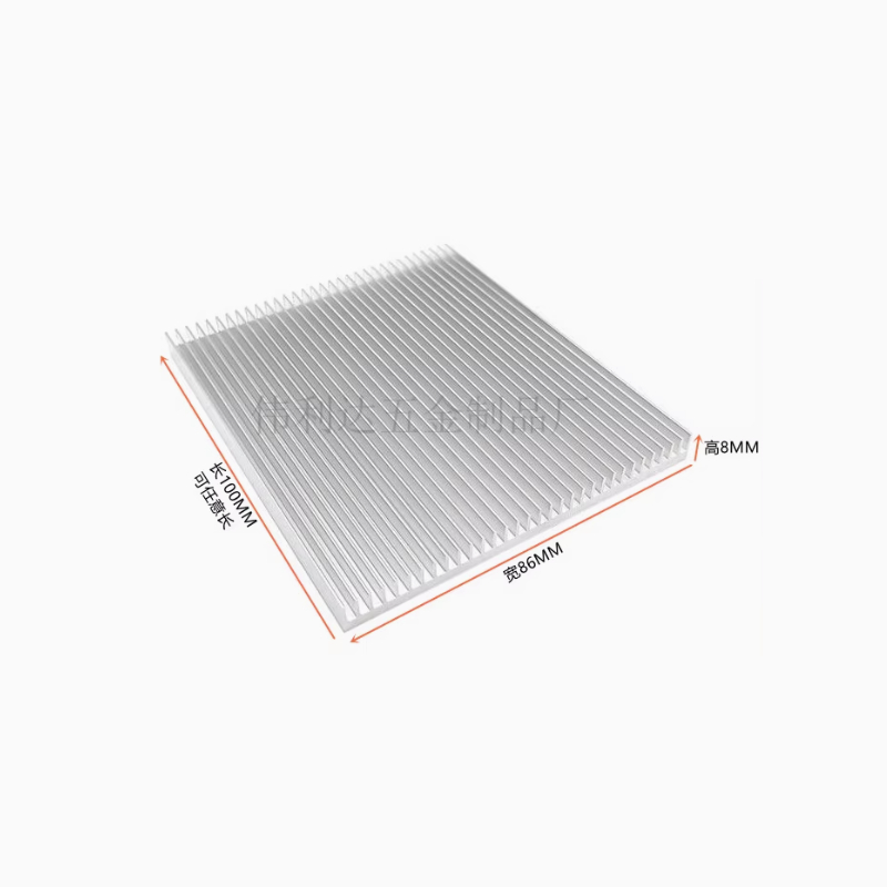 [Radiator] Radiator Aluminum Block Radiator Block Silver Length 100/200 ...