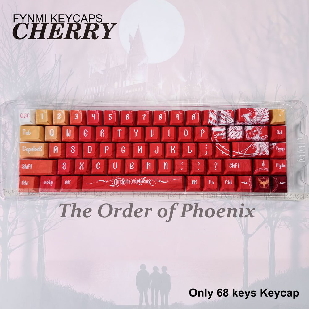 The Order of the Phoenix Theme Cherry ANSI Keycap Only 68 Keys for 68 ...
