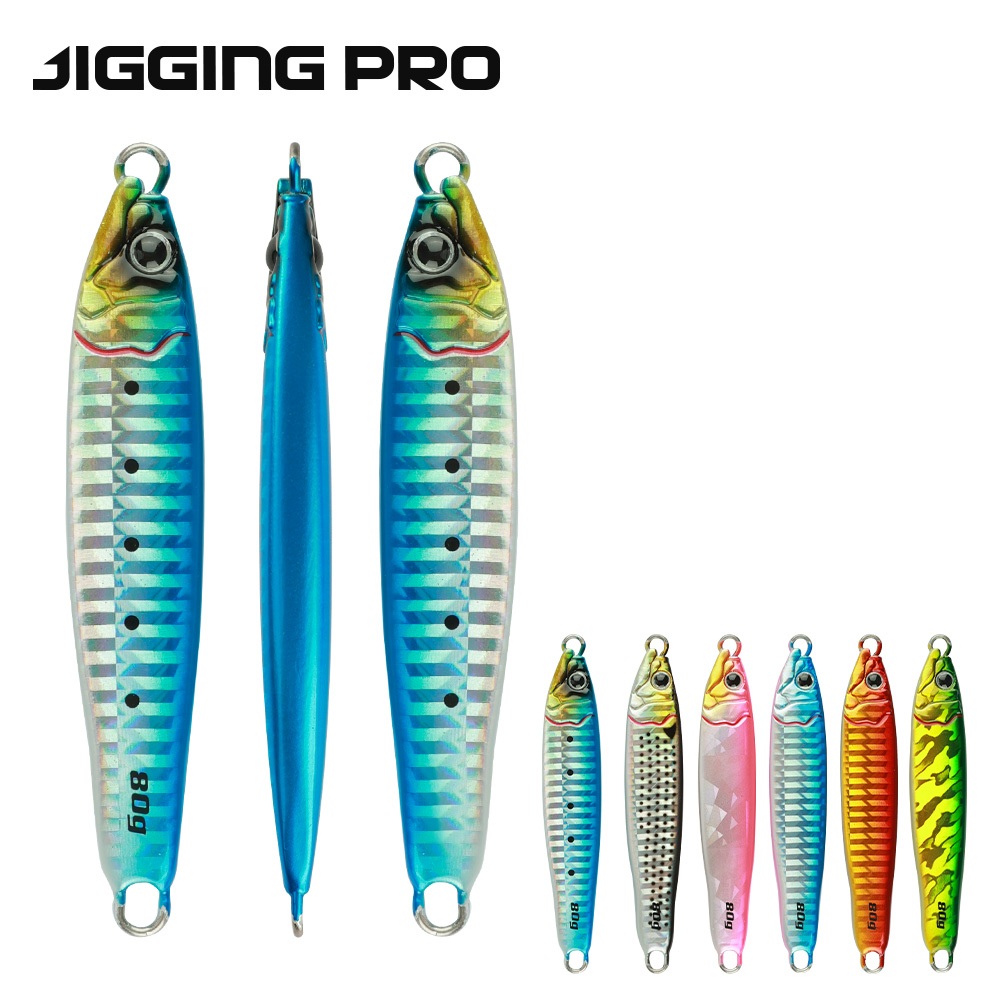 JIGGINGPRO 60g 80g 100g 120g 150g 180g 200g Coso Jig Fishing Lure Sea ...