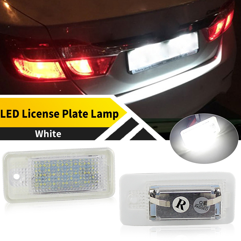 2pcs Led License Plate Light Accessories For Audi RS6 C6 2008-2009 For ...