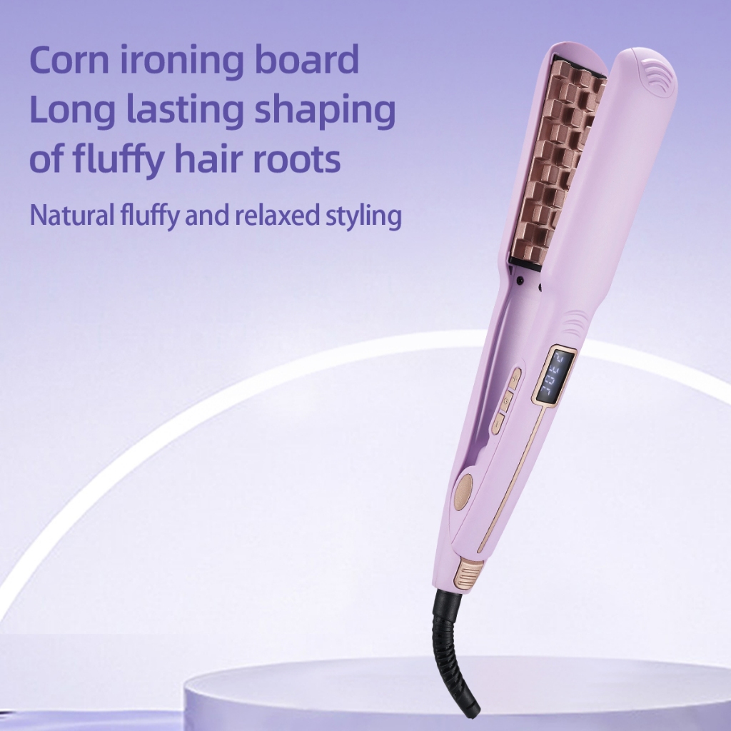 Ubeator Fluffy Corn Silk Plaid Curling Iron Foil Perm Hair Root Tool ...
