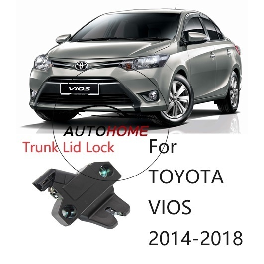 （ready stock）Trunk Lid Lock tailgate latch For TOYOTA VIOS 2014 2015 ...