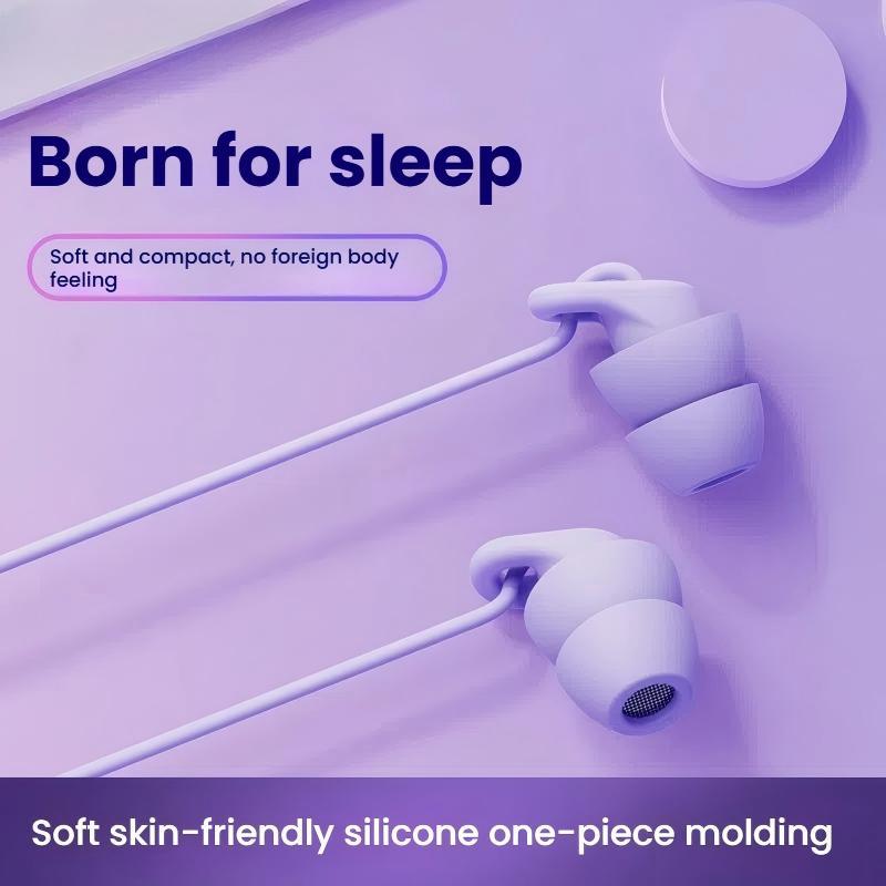 Sleep Noise Cancelling Wired Earphones 3.5mm/Type-C ASMR Dual Earbud ...