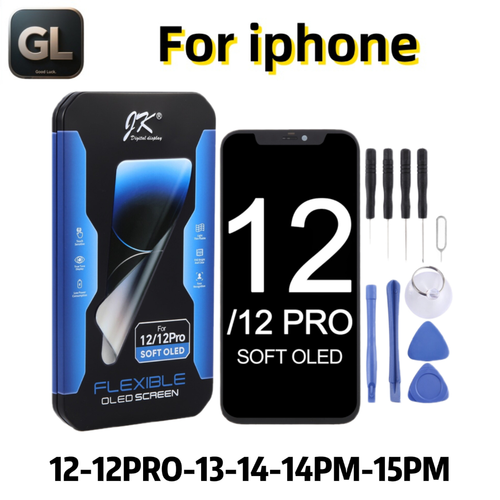 JK Soft OLED Screen For iPhone 12 12 Pro 12 Pro Max13 14 14 Pro Max 15 Pro Max | Shopee Philippines