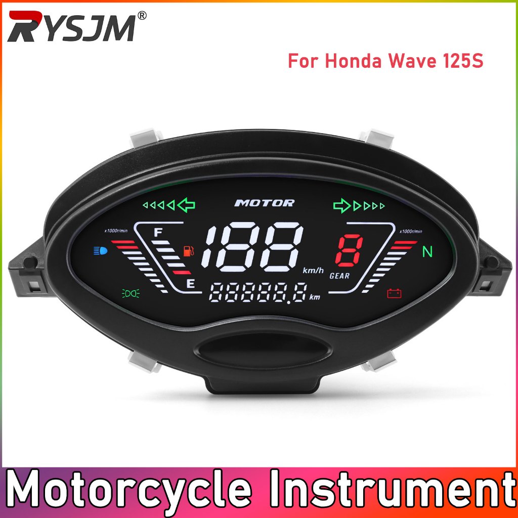 DIGITAL METER Motorcycle Speedometer Full LCD Meter For Honda Charisma ...