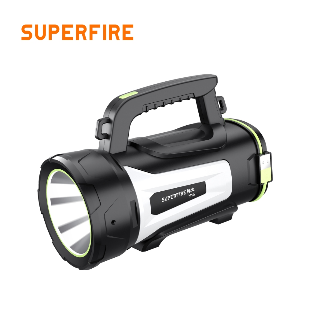 SUPERFIRE M15 5W Rechargeable LED Flashlight Multifunctional Waterproof ...