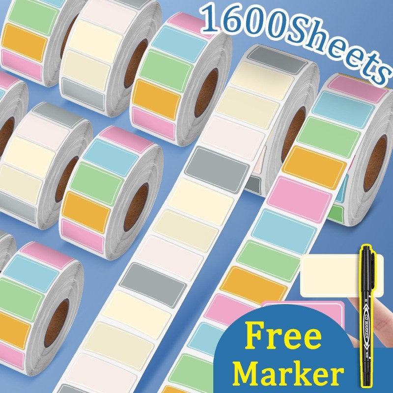 Colorful Waterproof Labels Sticker Self Adhesive for Pantry Storage ...