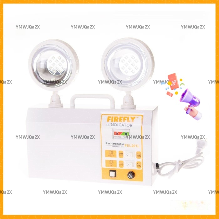 【COD】Emergency Lamp Light Fire Emergency Lamp Rechargeable Twinhead LED ...