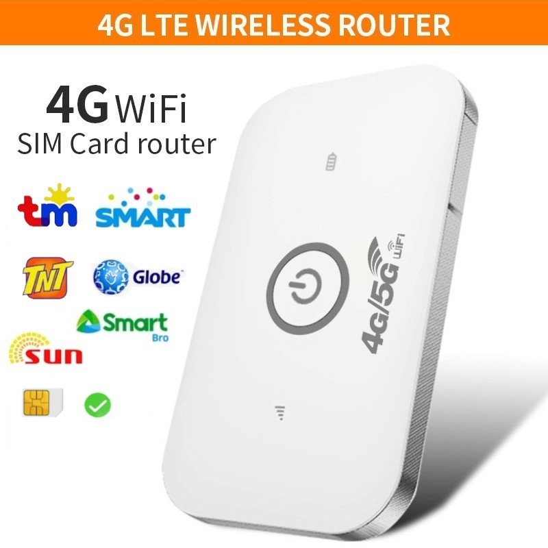 4G Wifi Modem Router Sim Card Portable Router Play&Plug MIFI 5G/4G LTE ...