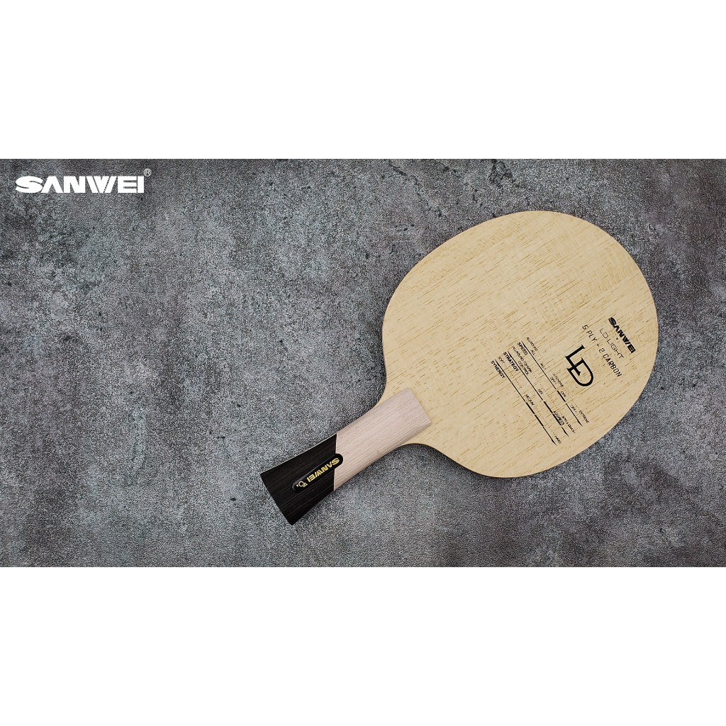SANWEI Carbon Balsa Table Tennis Blade LD Light | Shopee Philippines