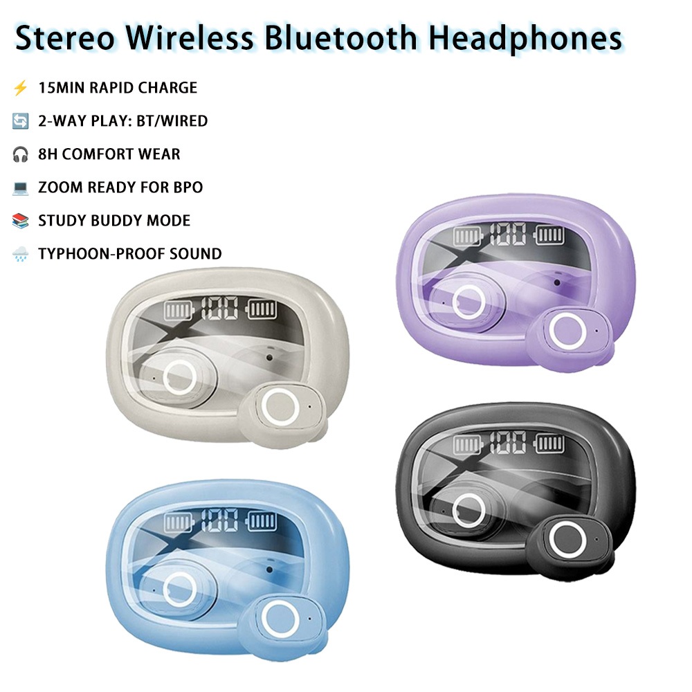 S9 original genuine wireless Bluetooth headphones semi-in-ear game ...