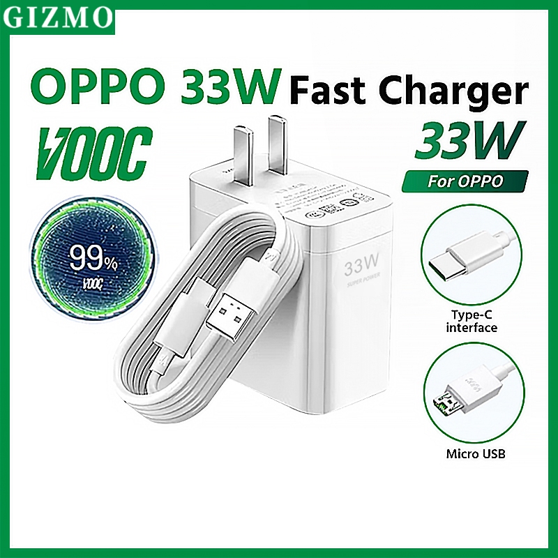 VOOC Super Fast Charger 30W 33W 65W Micro USB Type C Fast Charging ...
