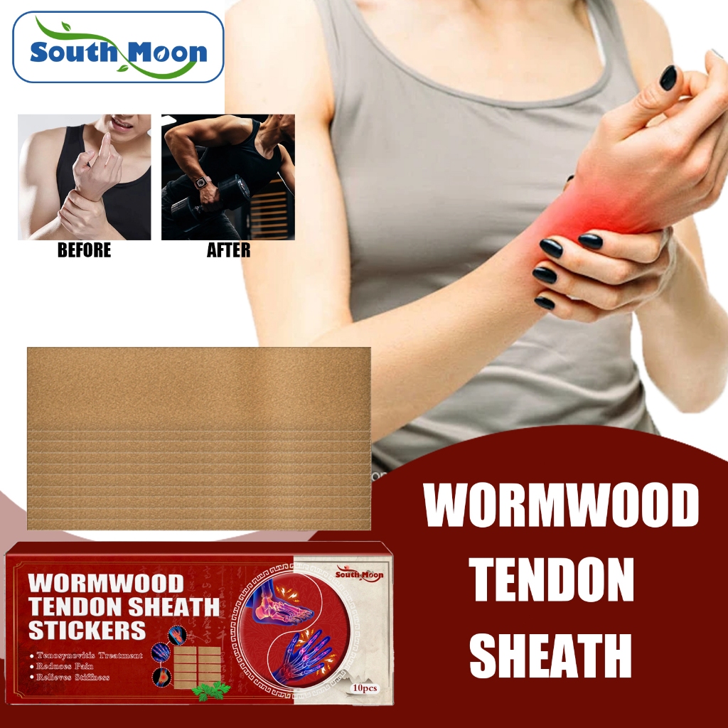South Moon 10pcs Wormwood Tendon Sheath Stickers Hand Wrist Tendon ...