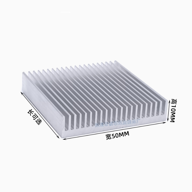 [Radiator] Radiator Aluminum Block Radiator Block Silver Length 50/100 ...