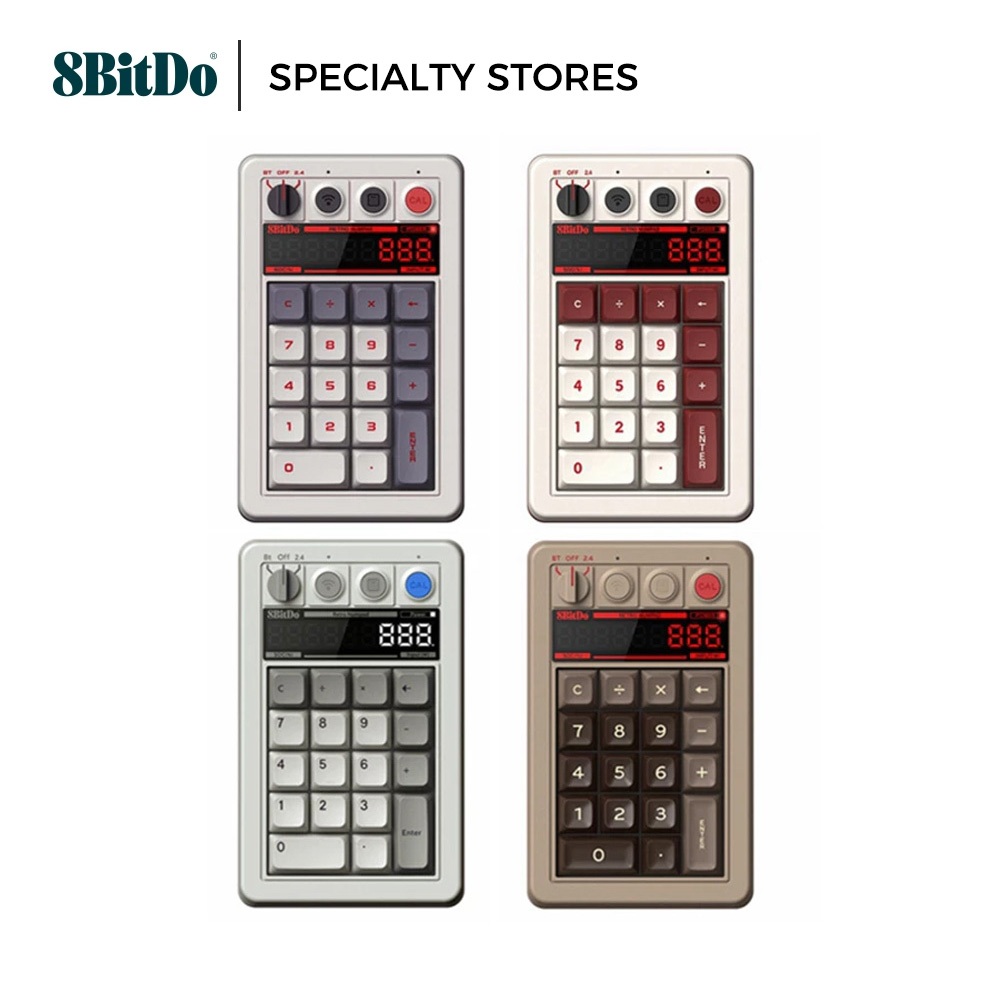 8BitDo Retro 18 Mechanical Wireless Numpad for Windows & Android (B5HB ...