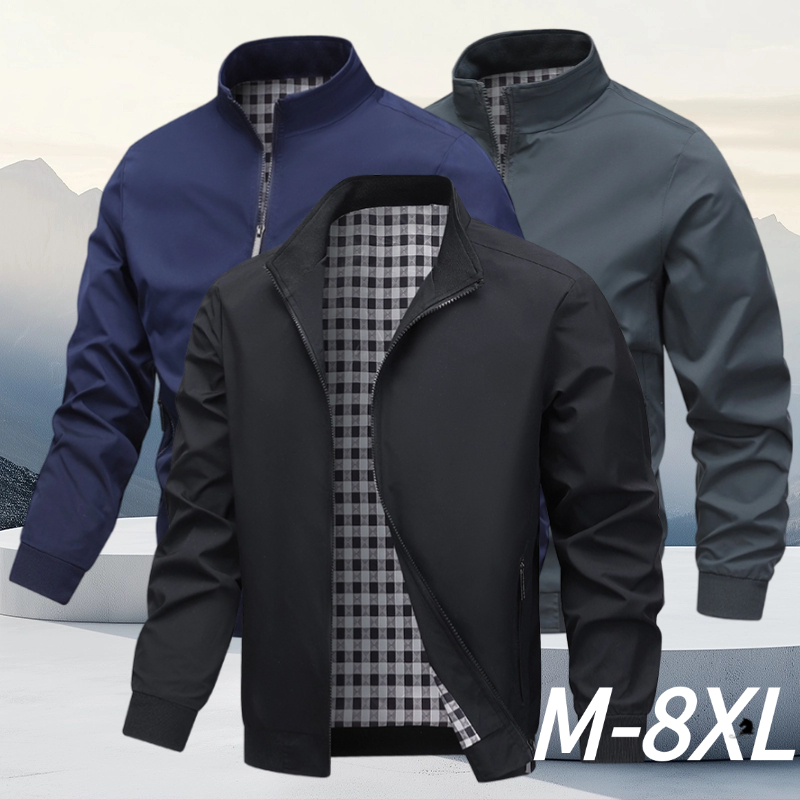 M-8XL Men Plus Size Jacket Spring Autumn New Style Men's Casual ...
