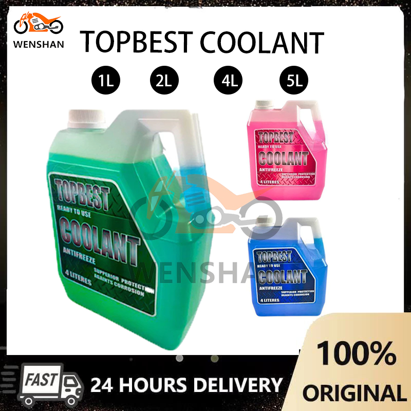 1 LITERS 2 LITERS 4 LITERS 5 LITERS COOLANT TOPBEST BRAND MOTORCYCLE ...