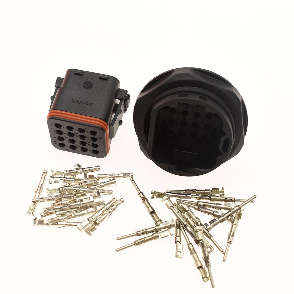 1 Set 16 Pin 132016-001 132016-000 Male Female ITT CTB Type Waterproof ...