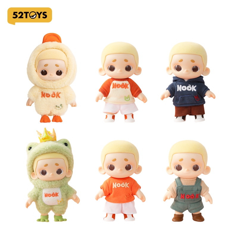 52TOYS NOOK OOTD Plush Doll Blind Box—1st Edition Figure Toy（Whole Set ...