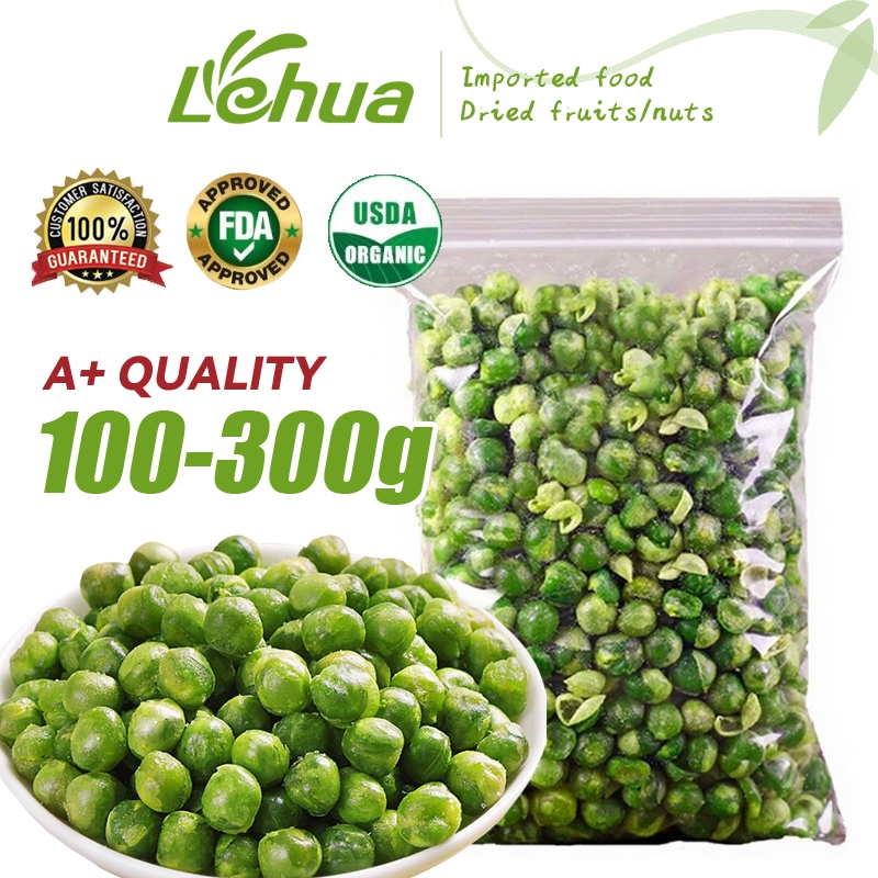 lehua Import 100g-300g Instant Garlic Flavour Green Peas nuts Roasted ...