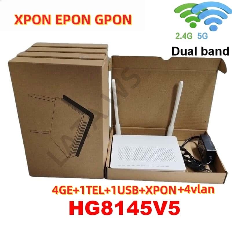 Dual band 5V5 F670L 4LINE 5VLAN XPON Gigabit Modem Epon Gpon Xpon Blue ...