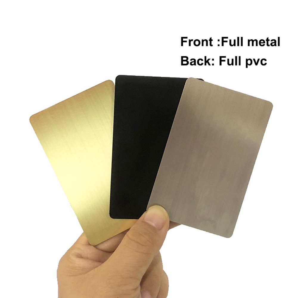 1p Metal NFC Card: 215chip,504B, 13.56MHZ Read/Write, Laser-Printable ...