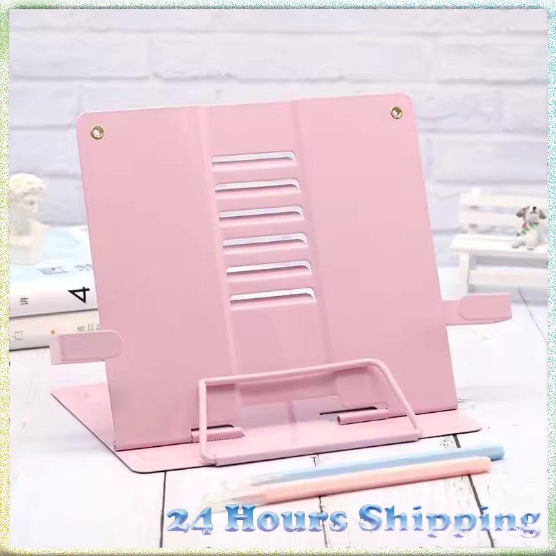 1Pc Portable Metal Book Reading Frame Reading Rack Adjustable Bookshelf ...