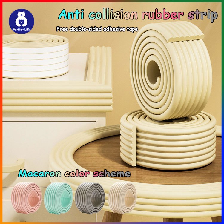 2M anti-collision foam strip DIY Corner Protection Furniture Edge Foam Anti-collision Strip Self ...