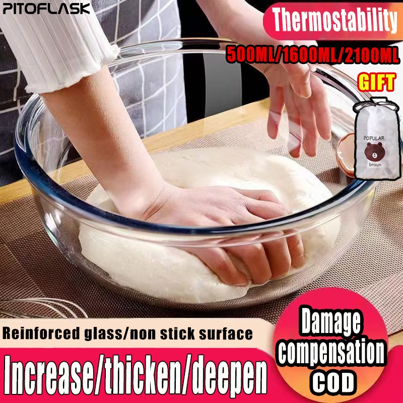 [Free cling film]500ml/1600ml/2100ml Prosperity Bowl Salad Bowls ...