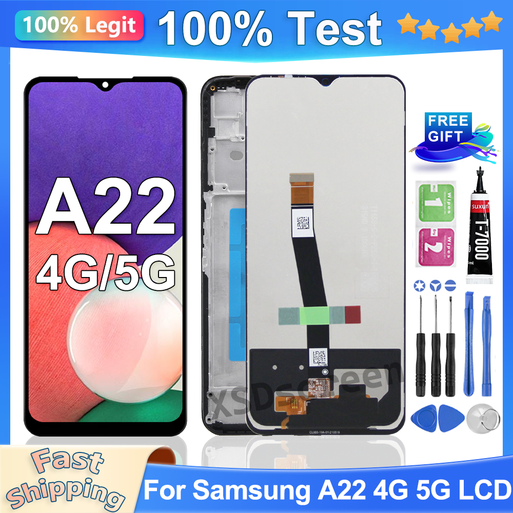For Samsung Galaxy A22 4G 5G LCD Display SM-A225F/DS SM-A226B/DS ...