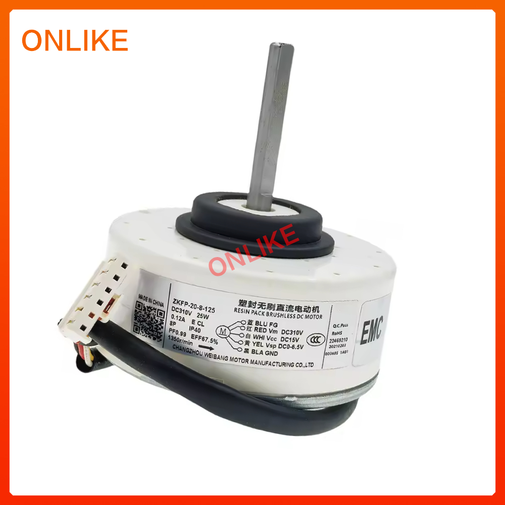 New For TCL Air Conditioner Indoor Unit DC Fan Motor ZKFP-20-8-125 ...