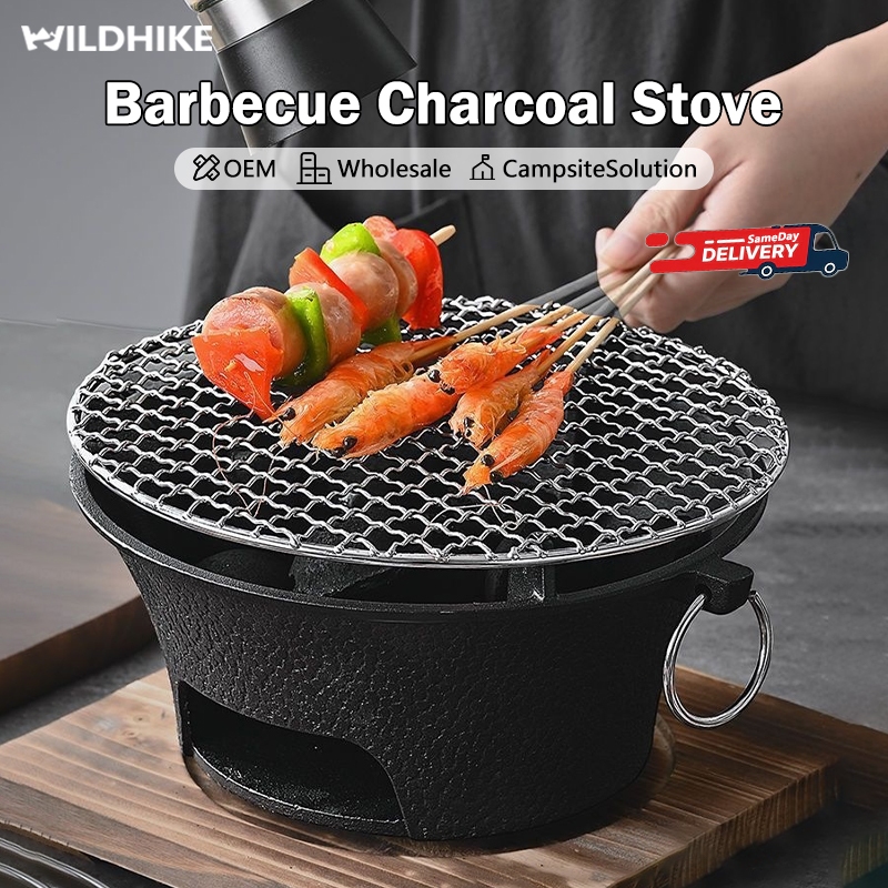 Barbeque Cast Iron Charcoal Furnace Charcoal Stove for barbeque boil ...