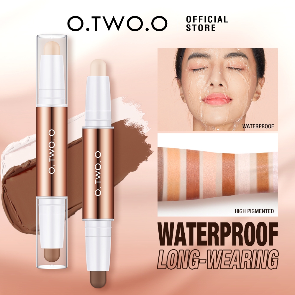 O.TWO.O Highlighter Makeup Shadow Contour Stick Double Head For ...