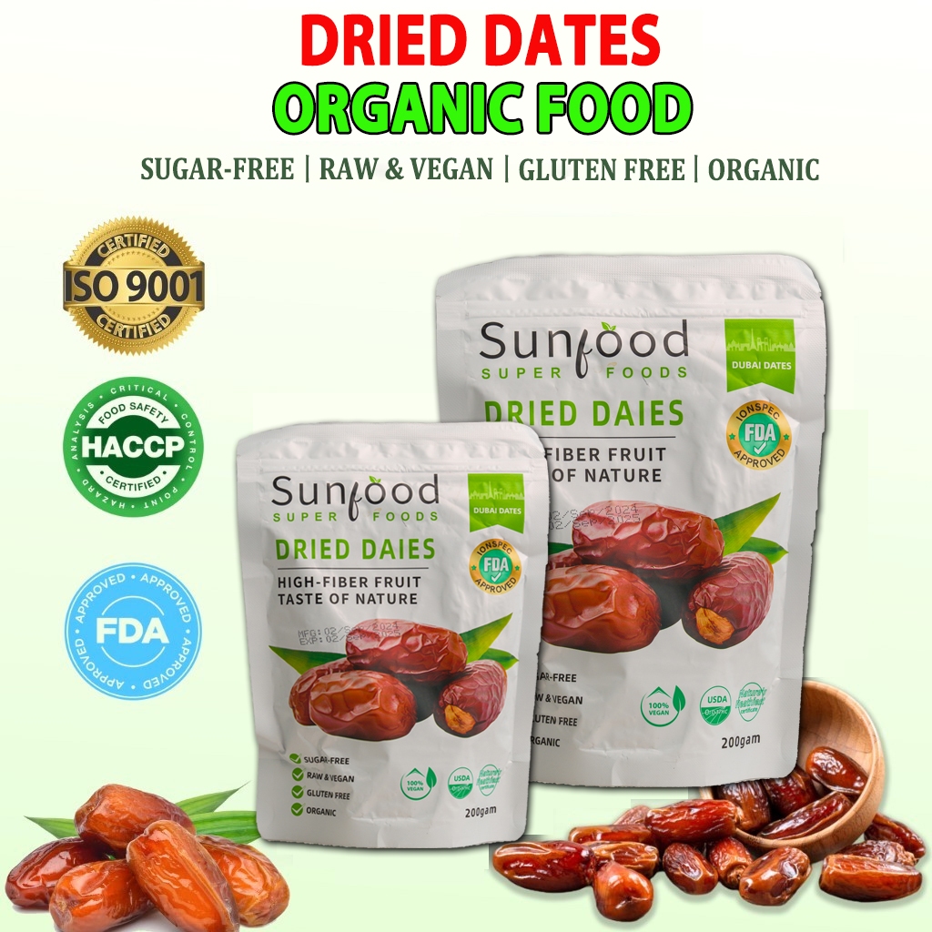 Pitted Dates Dried Fruit Dried Dates Organic Healthy Fruit Snacks Free ...