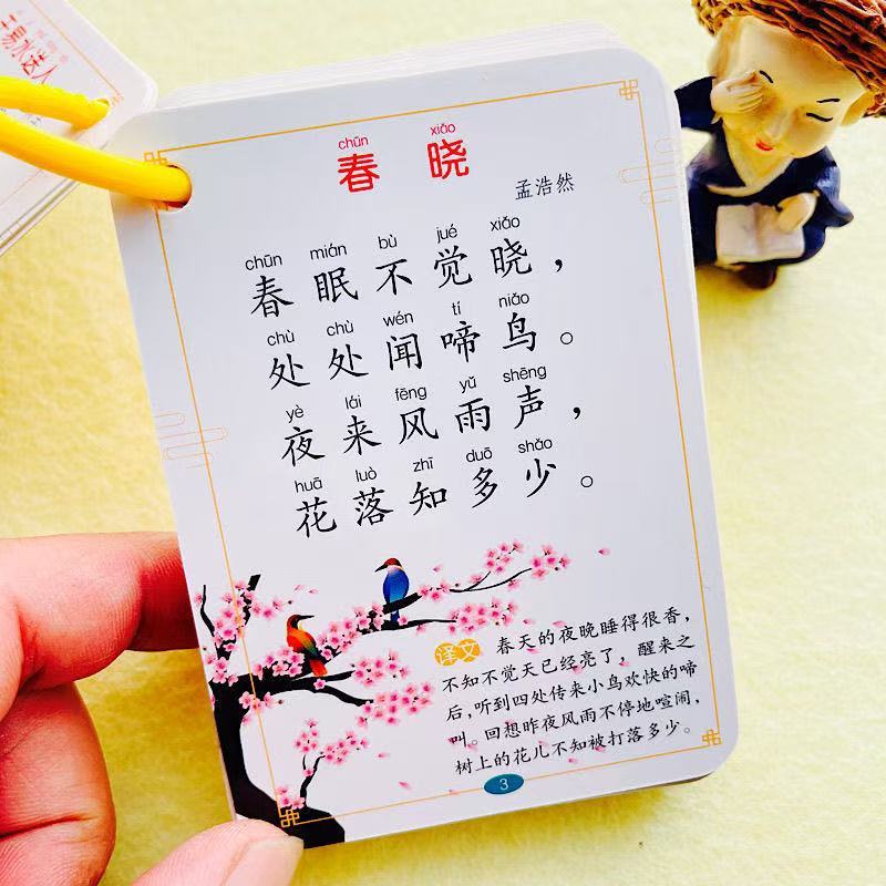 【3 Set】Ancient Chinese Poem Reading Flash Card Hanyu Hanzi Pinyin ...