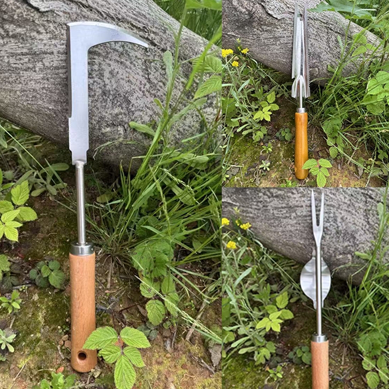 Garden shovel grass picking and pulling shovel multifunctional weeding ...