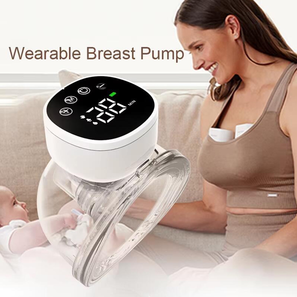 Electric Breast Pump Wearable Electric Breast Pump Milk Extractor ...