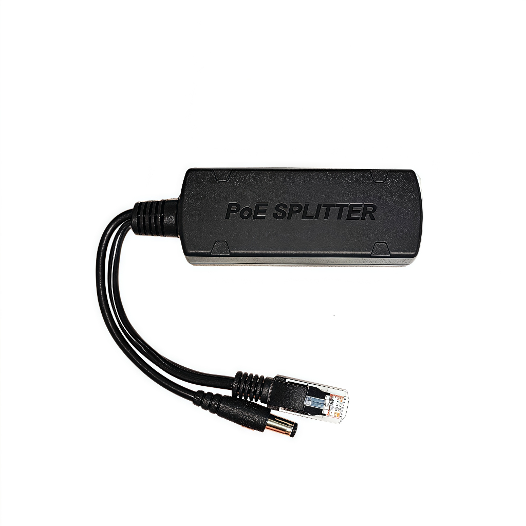 Gigaibt PoE Repeater Splitter; Splits 48VDC PoE Input into PoE Output ...