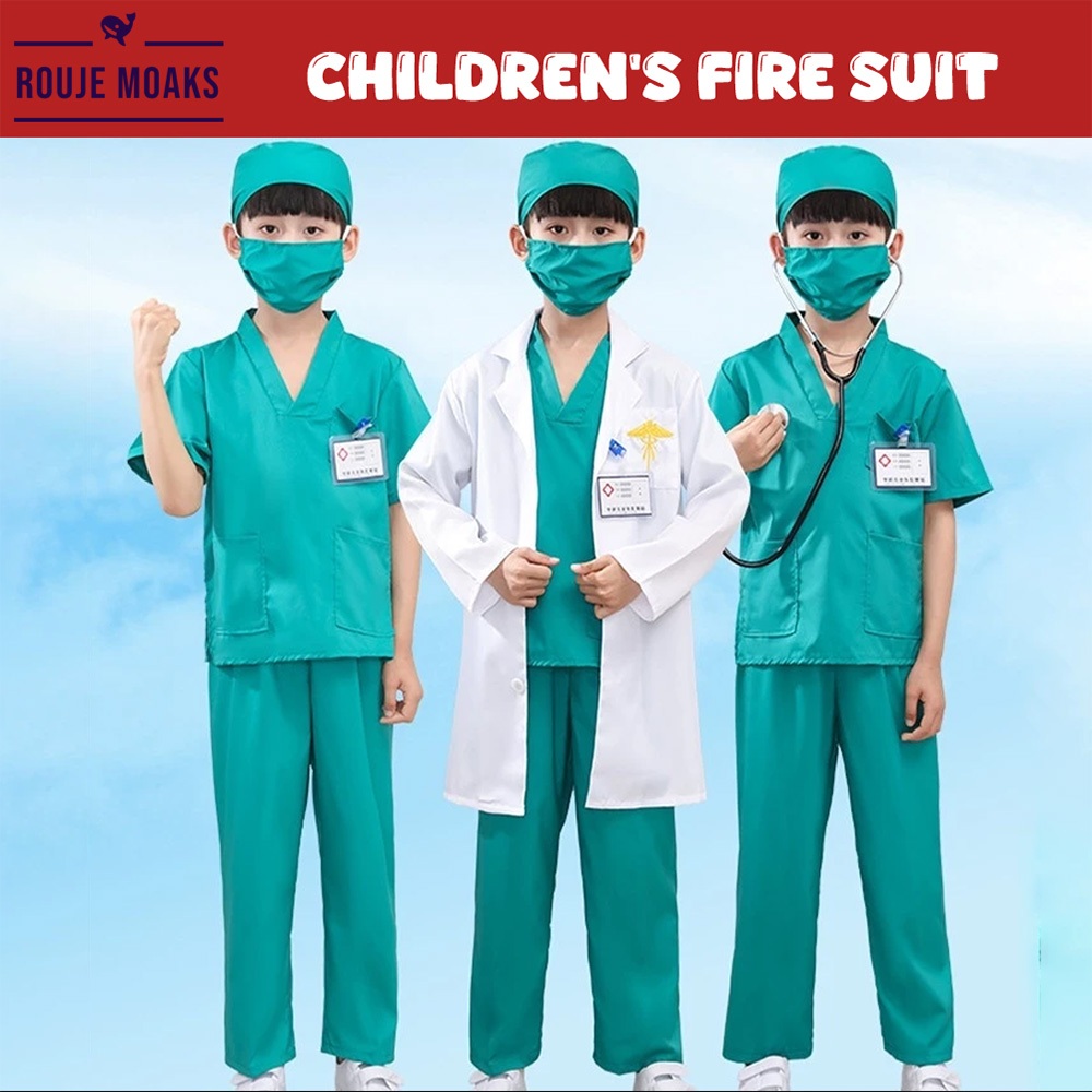 Doctor Career Costume for Kids Girl Surgeon Outfit Halloween Costume ...