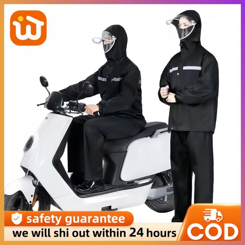WakayaHome | Raincoat for Motorcycle Rider Upgraded Waterproof Thick ...