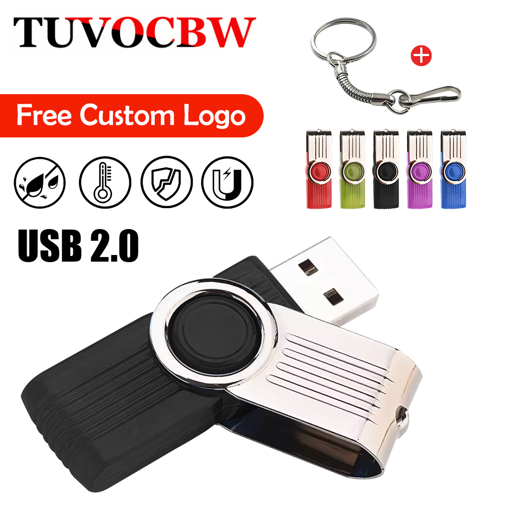 (Free Custom LOGO) Metal 2.0 usb flash drive original 128GB flashdrive ...