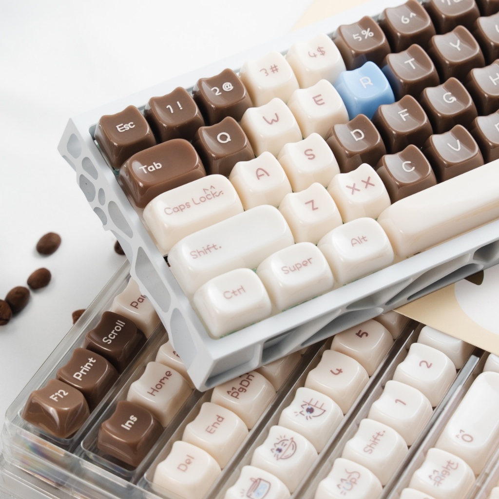 148 Keys MOA Mao Profile Keycaps Set Jade Cute Thermal for Cherry ...