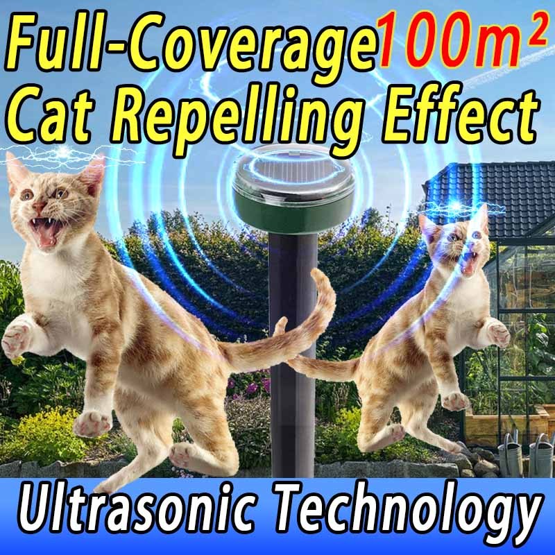 Solar Cat Repellent anti cat cat repellant outdoor IP44 Waterproof ...