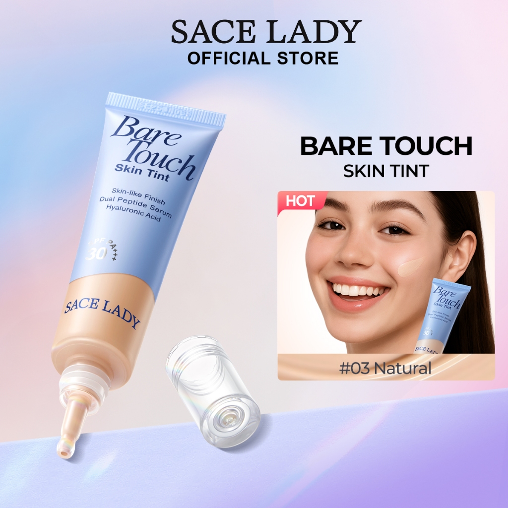 SACE LADY Sunscreen Foundation Natural Matte Primer Skin-like Finish ...