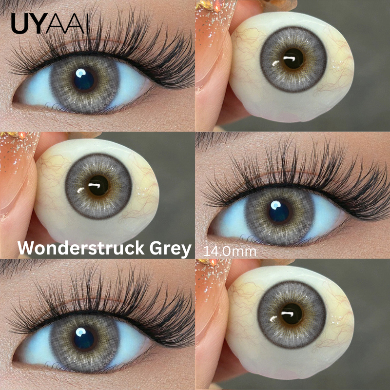 UYAAI 2025 New Styles 2pcs Gray/Brown/Green Lenses Yearly Wonderstruck ...
