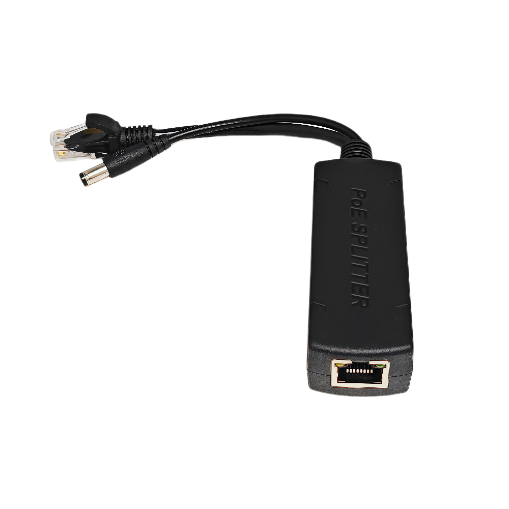 Gigaibt PoE Repeater Splitter;Splits 48VDC PoE Input into PoE Output ...