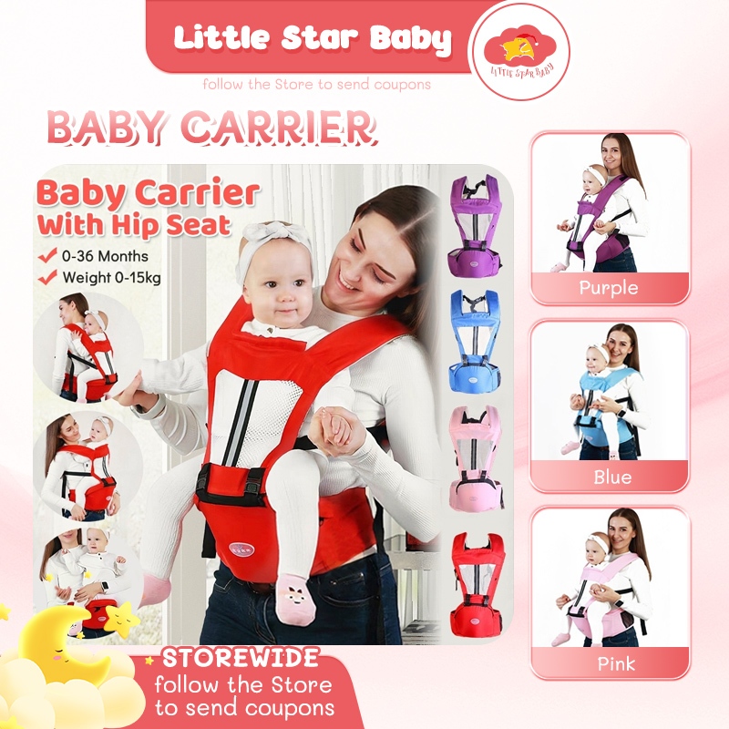 Baby Carrier With Removable Hip Seat Carrier For New Born 0-36 Months ...