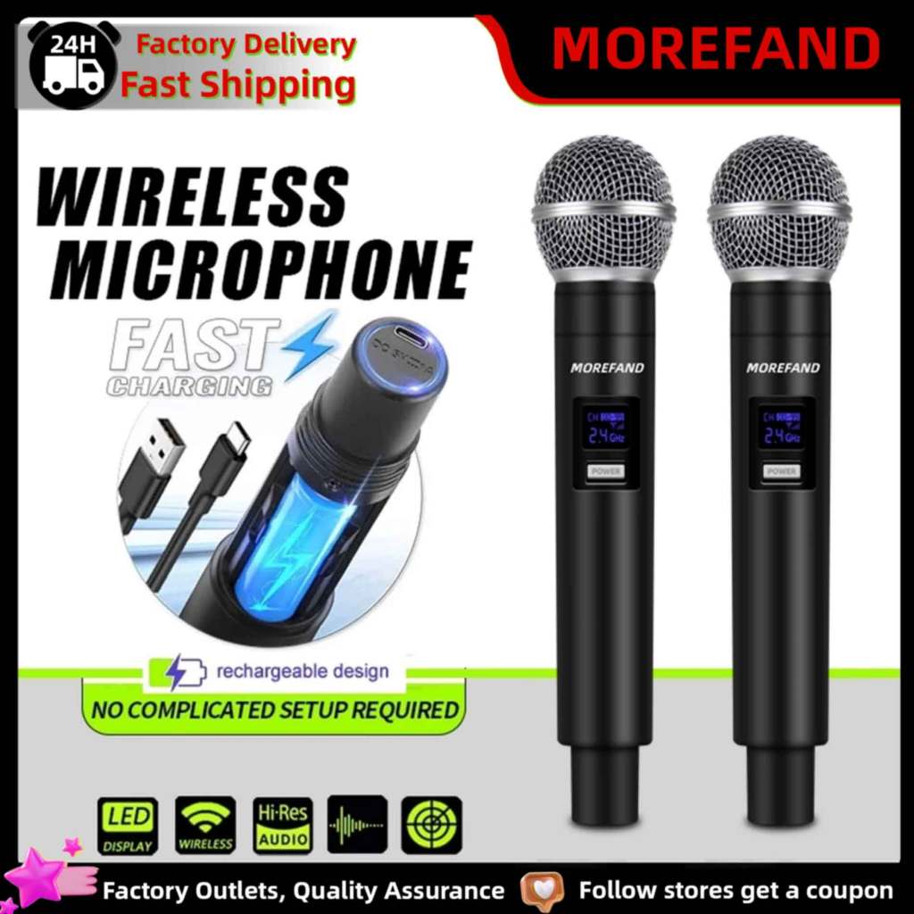 Microphone58V1-T1/58V2-T Dual Floating Mic Wireless Microphone Dual ...